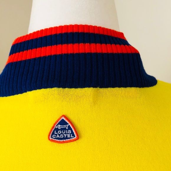Louis Castel | Jackets & Coats | Louis Castel Yellow Golf Jacket Nwt ...